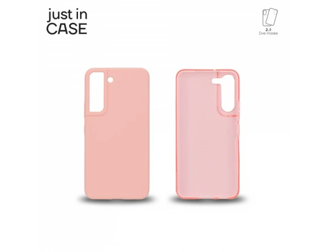 Just In Case MIX205PK 2u1 Extra case MIX paket maski PINK za Galaxy S22