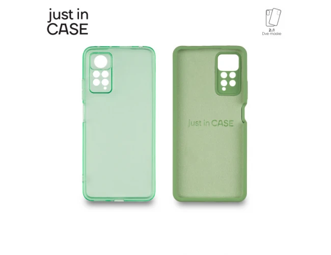 Just In Case MIX311GN 2u1 Extra case MIX paket maski ZELENI za Redmi Note 11 pro