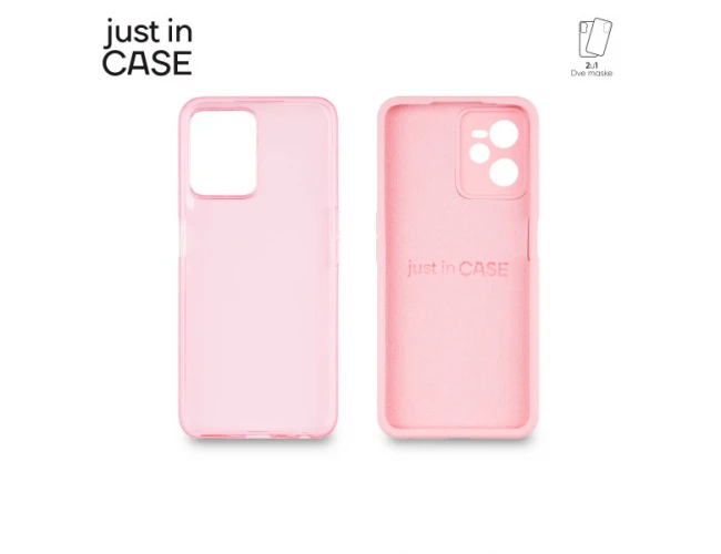 Just In Case MIX443PK 2u1 Extra case MIX paket maski PINK za Realme C35