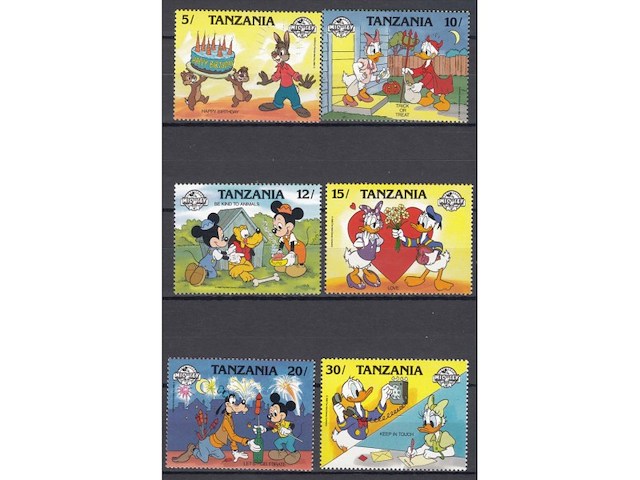 Tanzania 1982 ** Dizni serija
