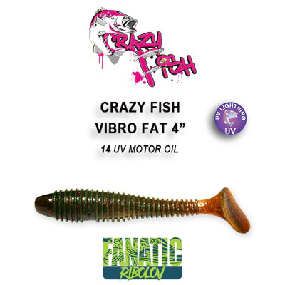 Vibro Fat 4"-100mm Crazy Fish