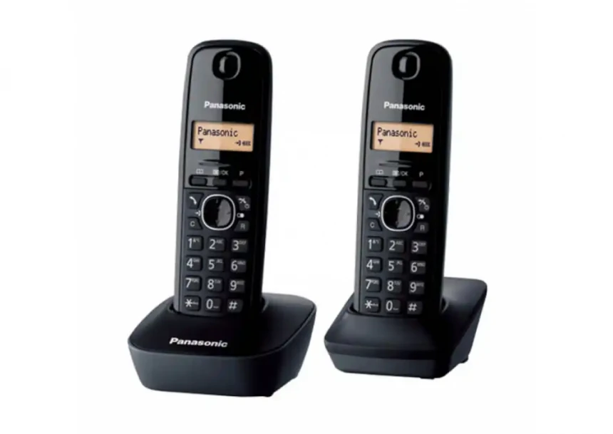 Bežični telefon Panasonic KX-TG 1612 FXH Crni - duo