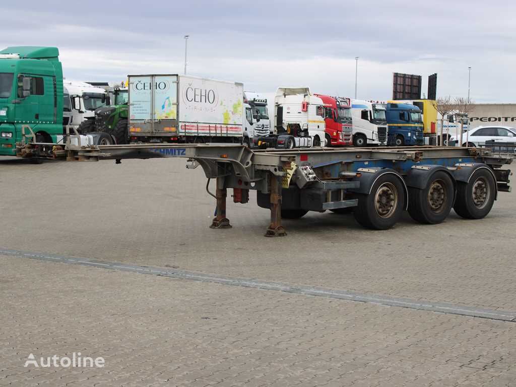 Schmitz SCF 24, SAF, LIFTING AXLE, EXPANDING poluprikolica za prevoz kontejnera