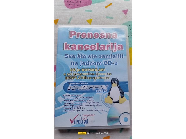 CD PRENOSNA KANCELARIJA LINUX KNOPPIX 3.4