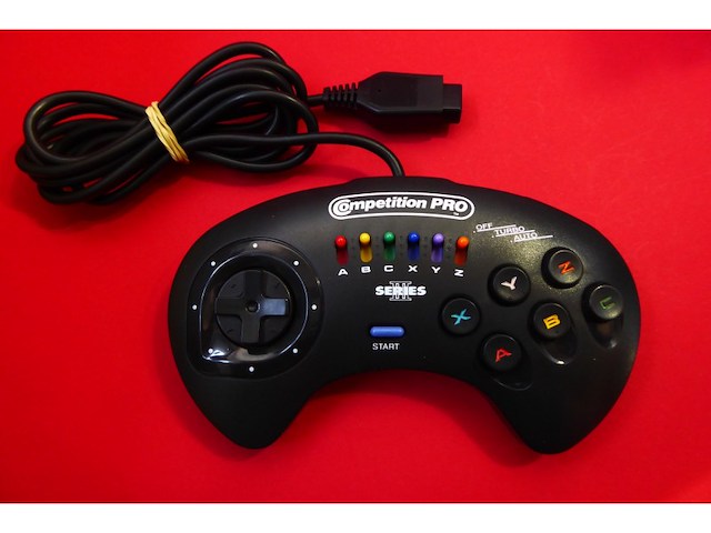 Competition pro 6 button controller / Sega Mega Drive