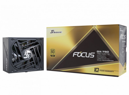 Napajanje 750W Seasonic ATX3-FOCUS-GX-750, 80 Plus Gold, fully modular (SSR-750FX), ATX 3.0