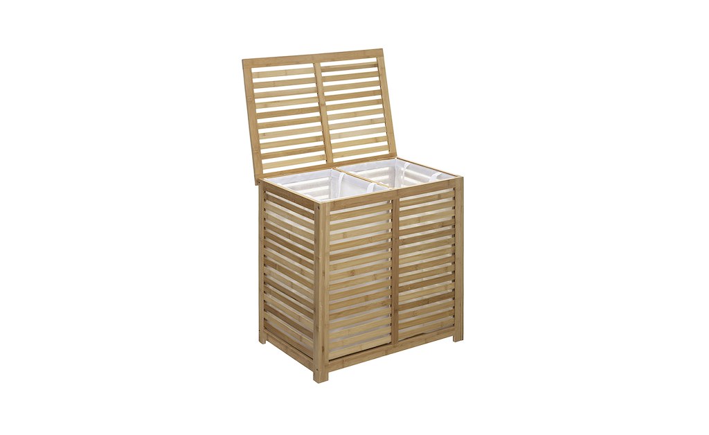 Korpa za veš Bamboo Stripe Duo 60x40x58cm