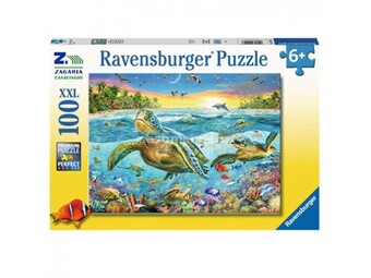 Ravensburger puzzle (slagalice) - Plivanje sa kornjačama