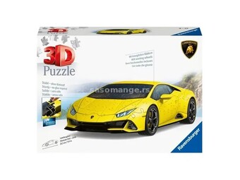 Ravensburger 3D puzzle (slagalice) - Lamborghini, zute boje