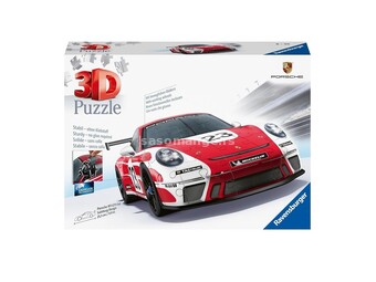 Ravensburger 3D puzzle (slagalice) - Porsche GT3 Cup, crvene boje