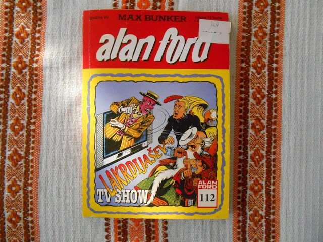 Alan Ford 112 - Lakrdijašev TV show (Borgis)