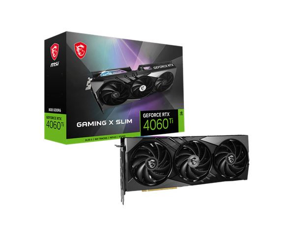 VGA MSI RTX 4060TI GAMING X SLIM 8G