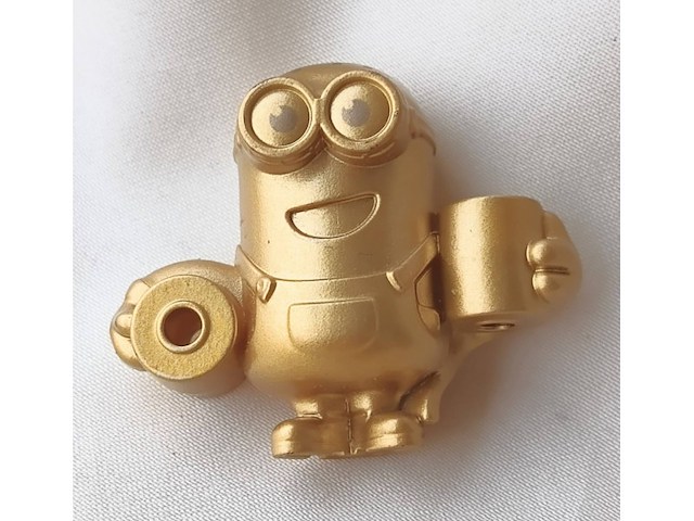 Minions zlatni gold sa rolnama wc papira McDonalds Happ