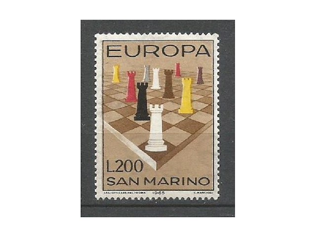 San Marino 1965. EVROPA CEPT cista serija