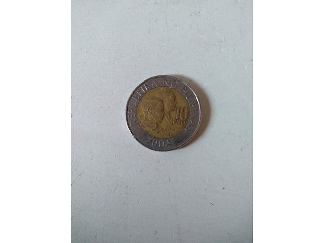 10 pisoa Filipini, 2004.