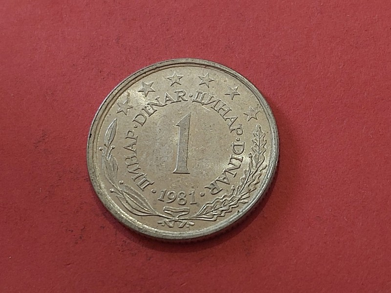 SFRJ - 1 dinar 1981 god