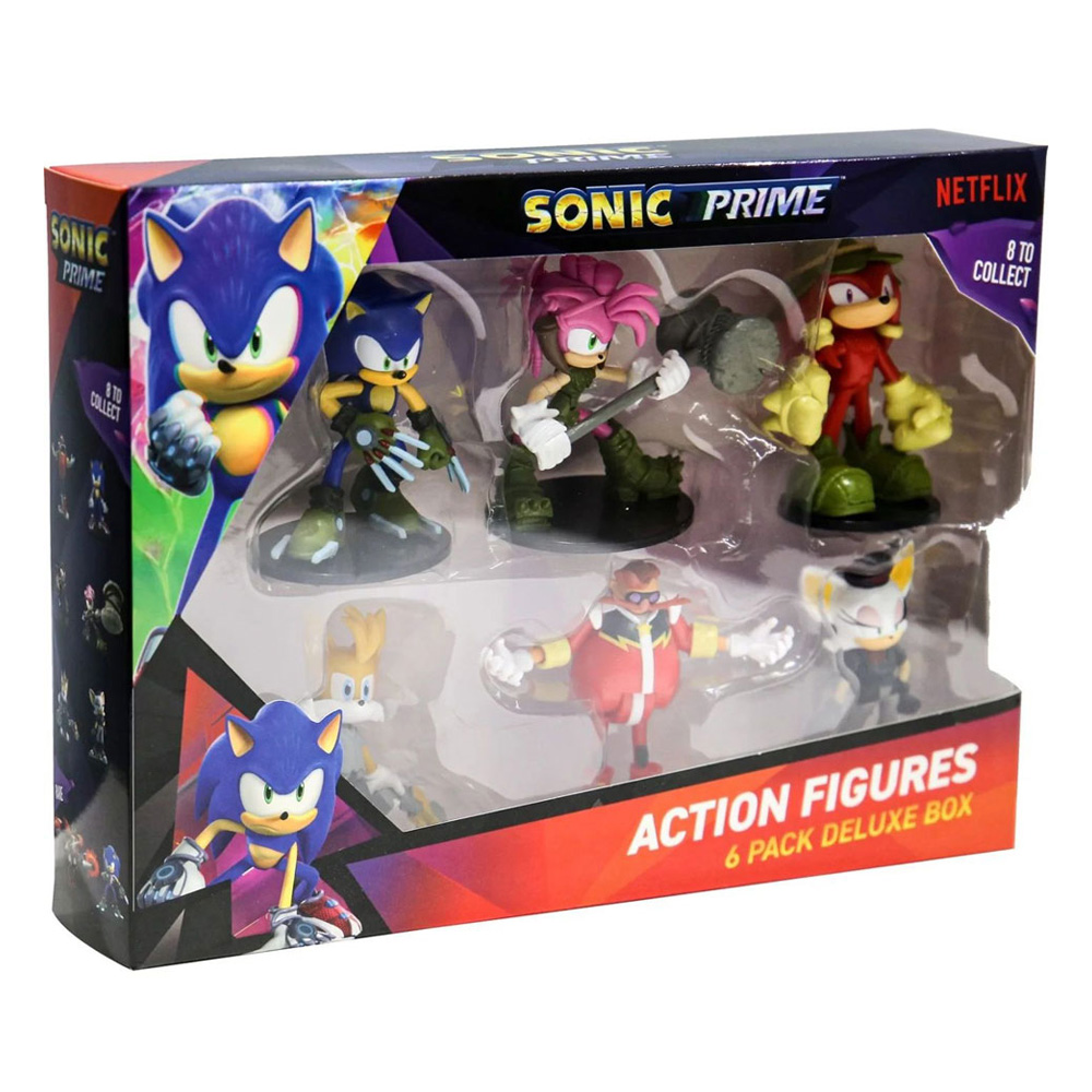 Sonic Prime - 6 Action Figures Pack (7.5 cm)