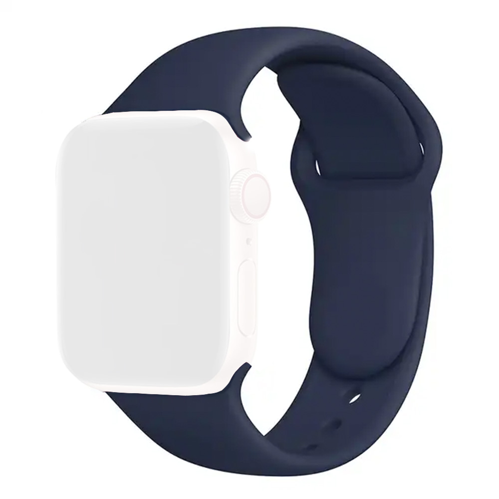 Smart Watch Silicone Strap 44/45/49mm Deep Blue