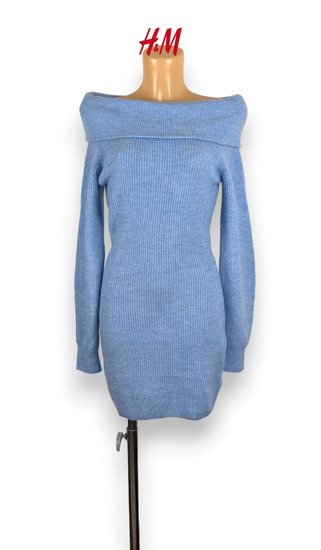 H&M slim fit knit haljina S