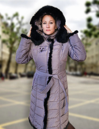 Nova zimska jakna s prirodnim krznom nerca