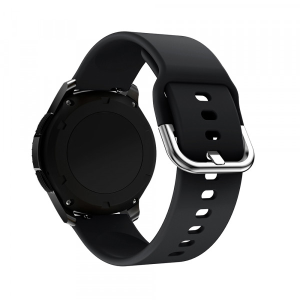 Narukvica za smart watch Silicone Solid 20mm crna