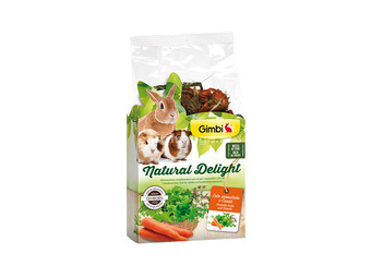 NATURAL DELIGHT biljke i sargarepa poslastiva za glodare 100g