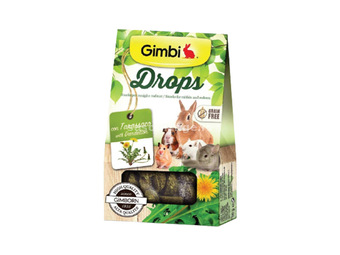 GIMBI DROPS sa maslackom poslastica za glodare 50g