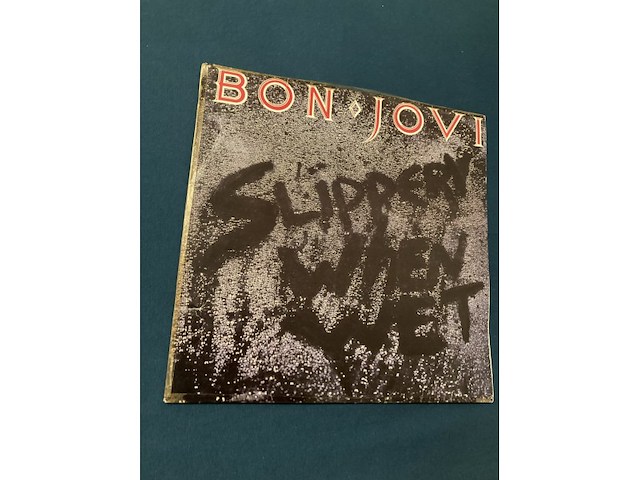 LP Bon Jovi-Slippery When Wet
