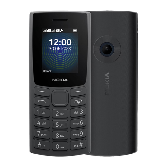 Mobilni telefon Nokia 110 2023, Crna, Dual Sim, 1.8''