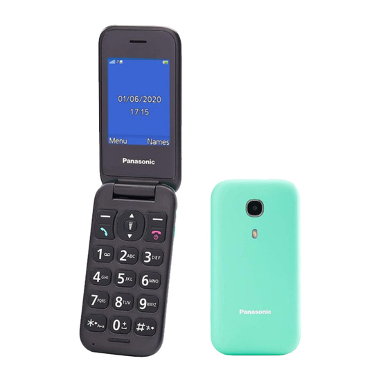 Mobilni telefon Panasonic KX-TU400EXC, Zelena, 2.4'', 320 x 240 px, 0.08 Mpix
