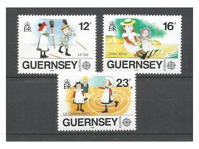 Guernsey 1989. EVROPA CEPT cista serija