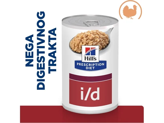 Hills Prescription Diet Hrana za pse piletina i povrće i/d Digestive Care 354gr