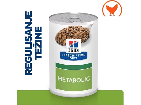 Hills Prescription Diet Hrana za pse sa piletinom Metabolic 370gr
