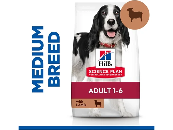 Hills Science Plan Hrana za pse sa jagnjetinom i pirinčem Medium Adult 14kg