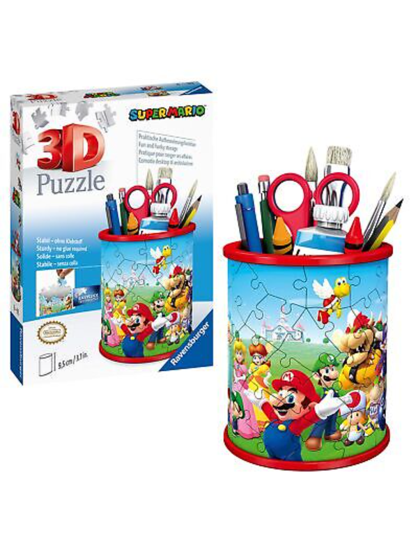 RA11255 Ravensburger 3D puzzle (slagalice) – Kutija za olovke sa dizajnom Super mario 4005556112555