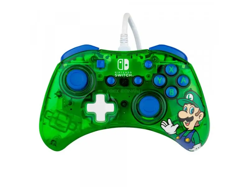 PDP NINTENDO SWITCH WIRED CONTROLLER ROCK CANDY MINI LUIGI