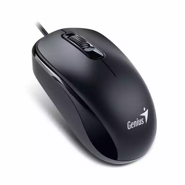 MIŠ GENIUS DX-110 PS/2 1000DPI, CRNI – OPTIČKI