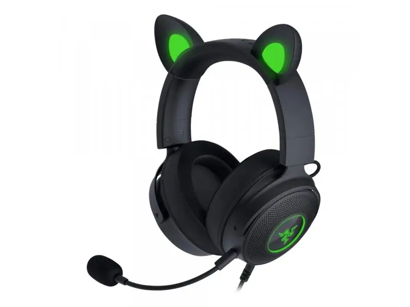 RAZER KRAKEN KITTY V2 PRO – WIRED RGB HEADSET – BLACK (053487)