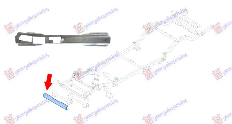 DONJA GREDA UNUTR. (KL1T) 2.4 DIZ 4WD