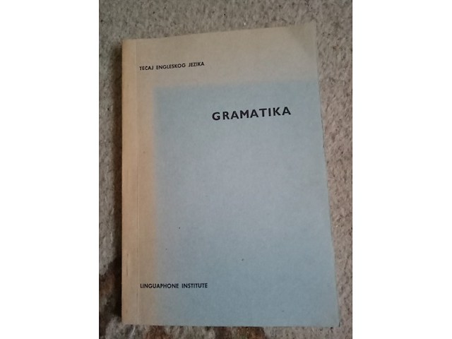 Tečaj engleskog jezika Gramatika