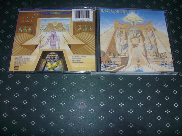 Iron Maiden ‎– Powerslave CD EMI Europe 1984.