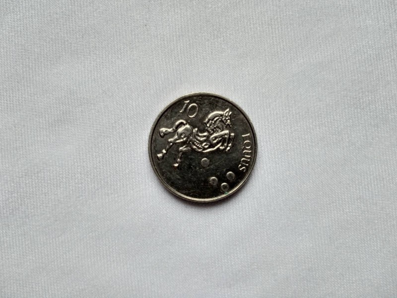 Slovenija 10 tolara,2000 god.