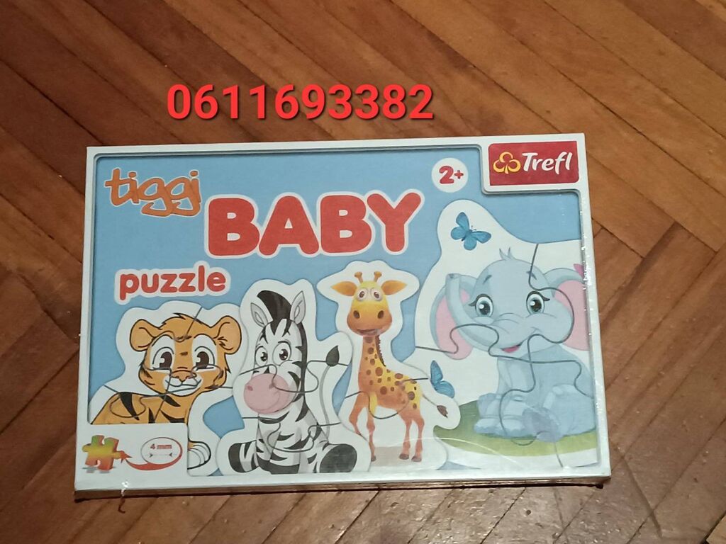 Prodajem bebi puzzle novo,plus poklon bebi igračkica,novo,cena 800