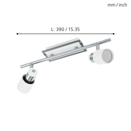 Davida LED spot 2x4.6W