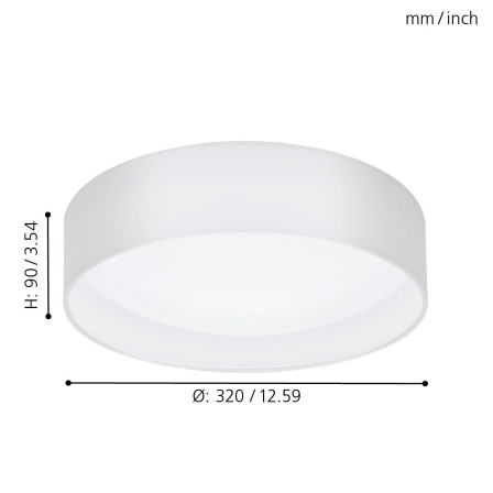 Pasteri LED plafonjera 3x3, 6W