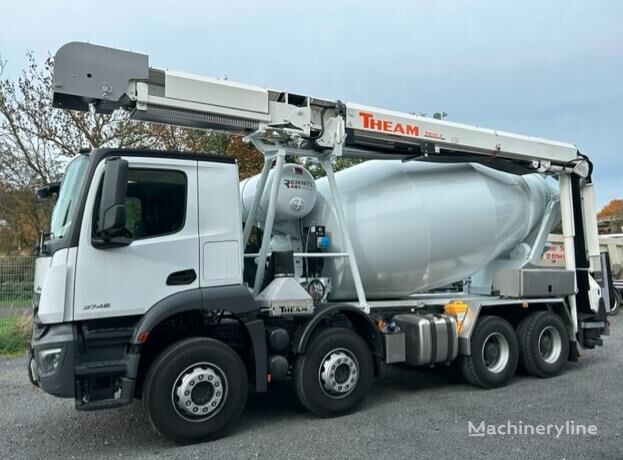 Novi Remmel na šasiji Mercedes-Benz Arocs 3746, RFM 9m³ mit Förderband kamion s mešalicom za beton