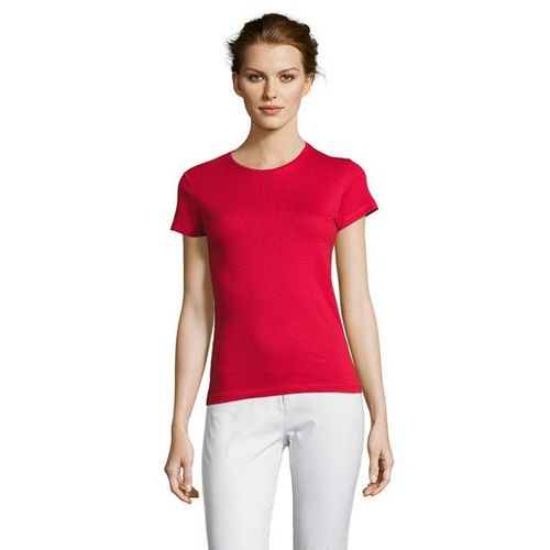MISS ženska majica sa kratkim rukavima - Crvena, XXL