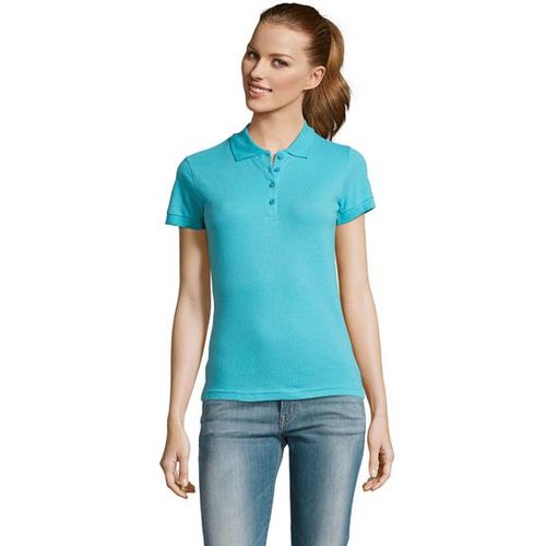 PASSION ženska polo majica sa kratkim rukavima - Atoll blue, XL