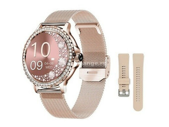 Mador smartwatch NX19 zlatno roze
