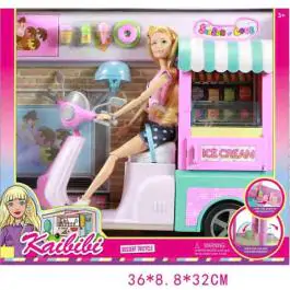 Igračka lutka set prodavnica sladoleda
